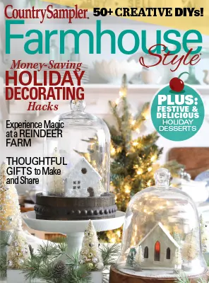 Country Sampler Farmhouse Style - Winter 2024 - Free Magazine PDF