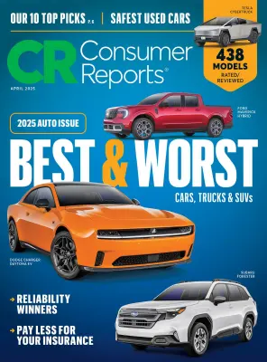 Consumer Reports April 2025 Free Magazine Pdf