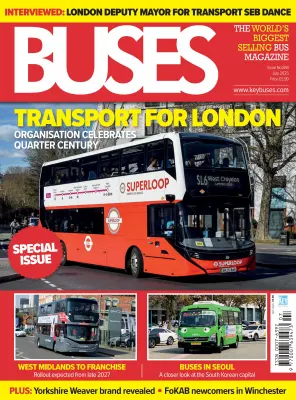 Buses Magazine - Issue 844, July 2025 - Free Magazine PDF