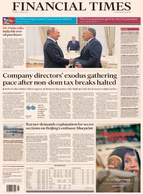 Financial Times UK - August 7, 2025 - Free Magazine PDF